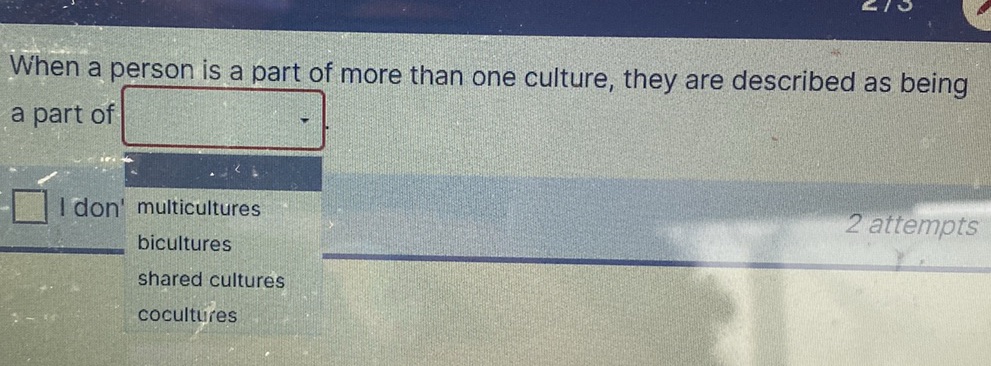 When a person is a part of more than one