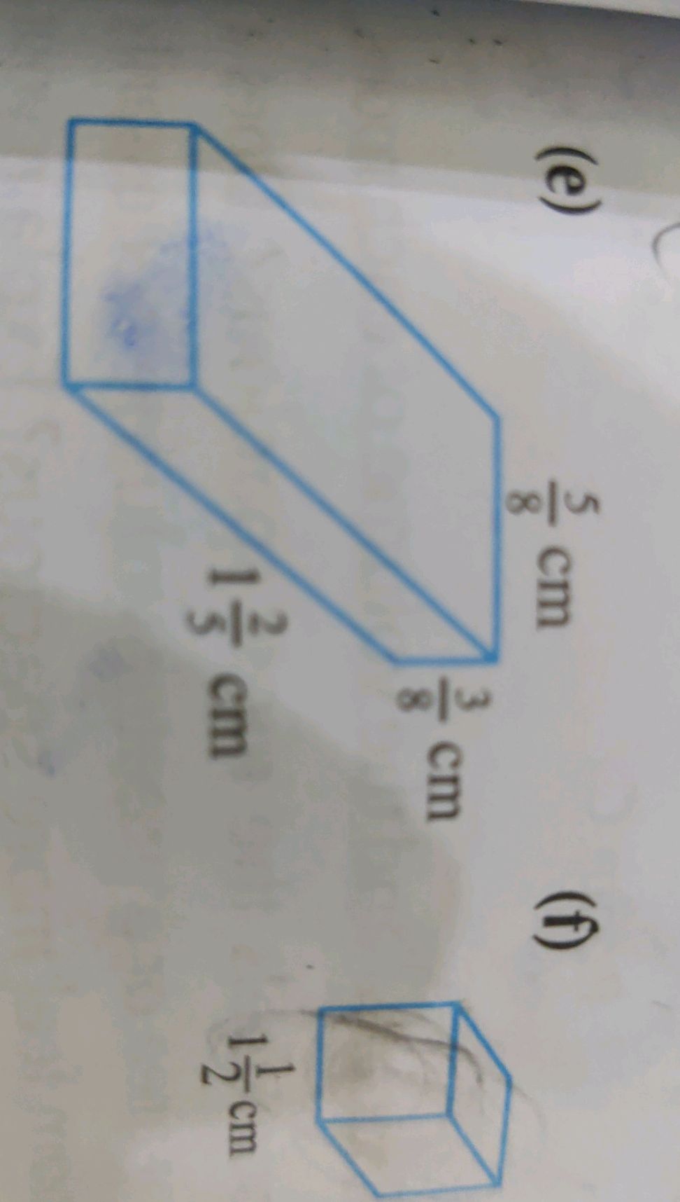 The image shows two 3D shapes with | StudyX