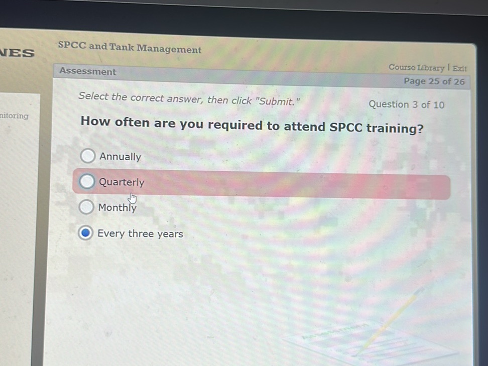 How often are you required to attend SPCC