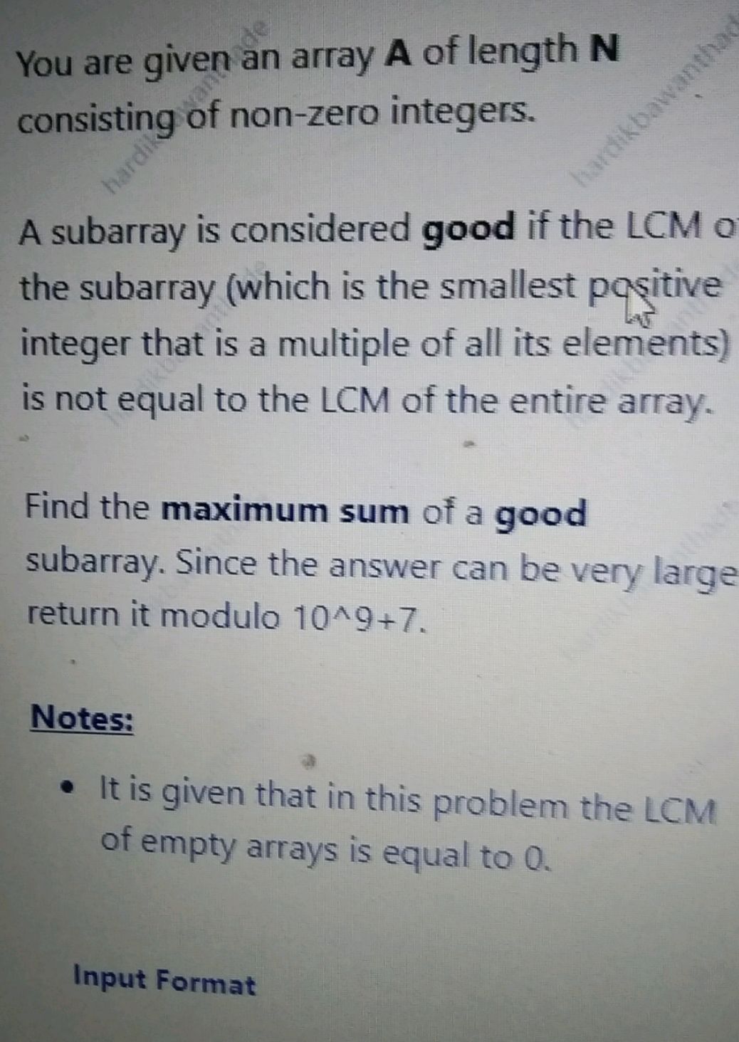 You are given an array A of length N | StudyX