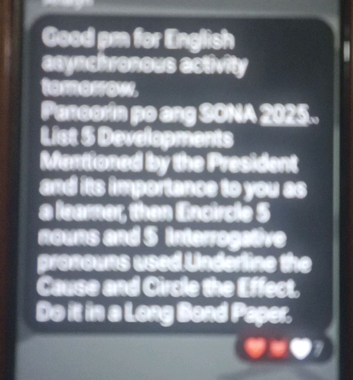 Good pm for English asynchronous activity | StudyX