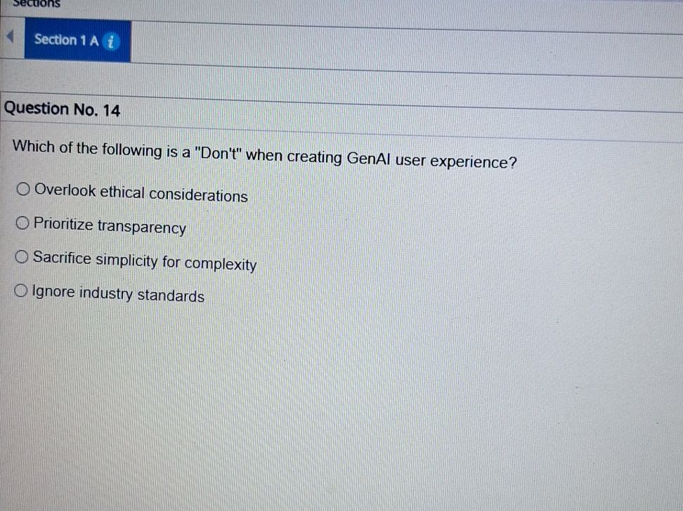 Question No. 14 Which of the following is a | StudyX