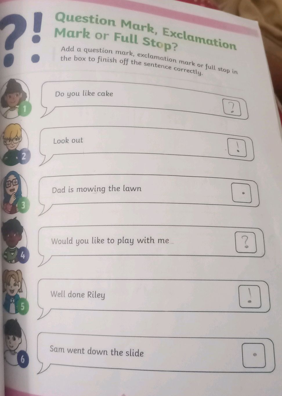 Add a question mark, exclamation mark or | StudyX