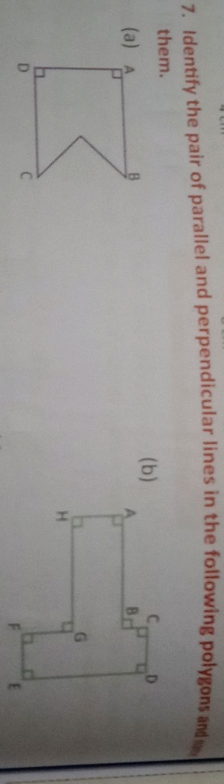 7. Identify the pair of parallel and | StudyX