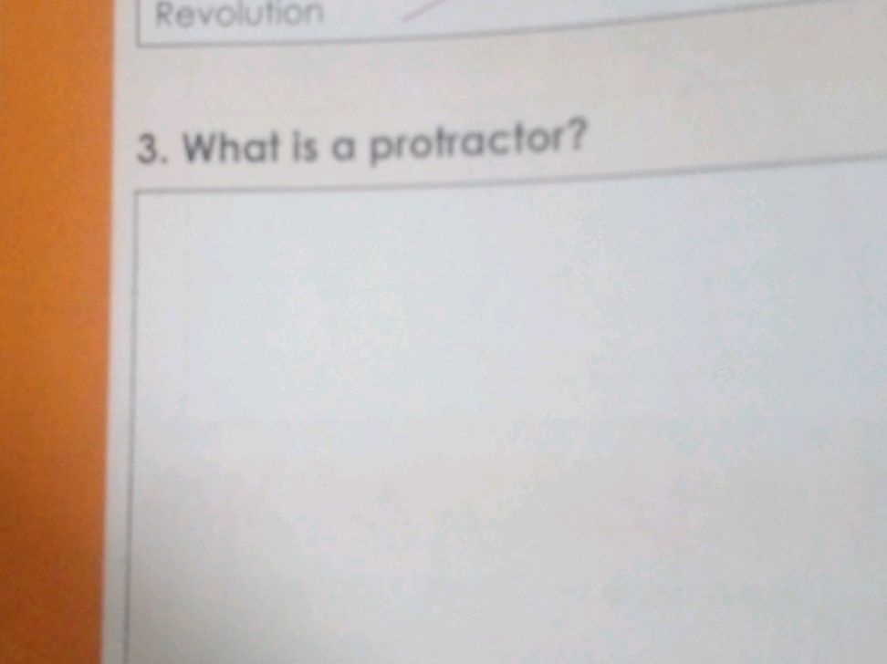 What is a protractor?