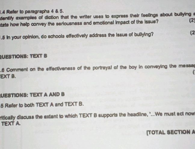 4 Refer to paragraphs 4 5. Identify examples