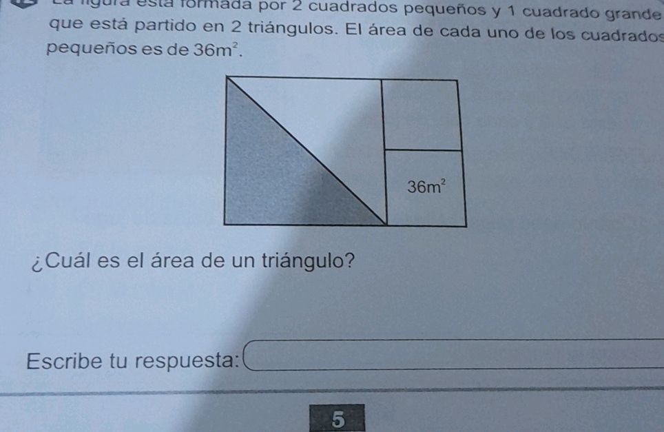 La figura está formada por 2 cuadrados | StudyX