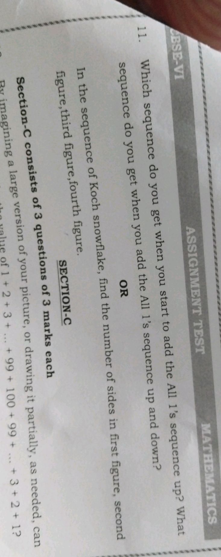 11. Which sequence do you get when you start | StudyX
