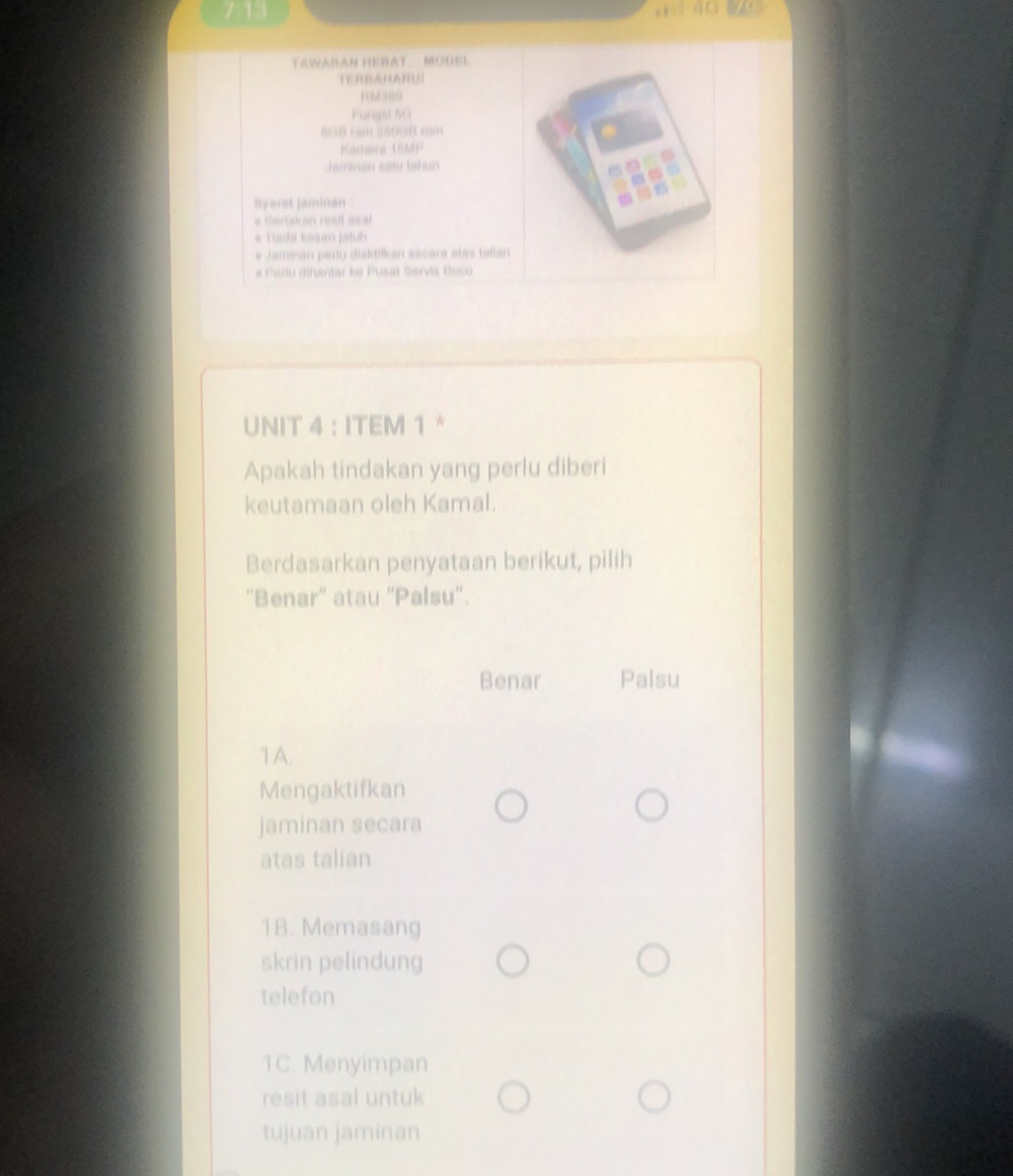 Apakah tindakan yang perlu diberi keutamaan | StudyX