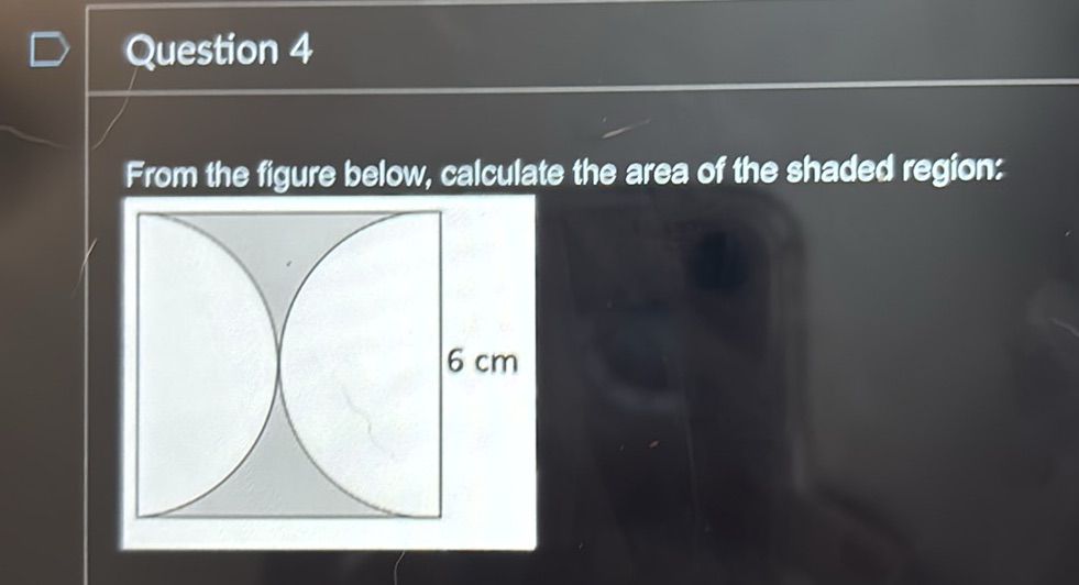 From the figure below, calculate the area of | StudyX