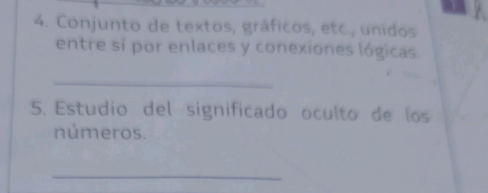 4. Conjunto de textos, gráficos, etc., | StudyX
