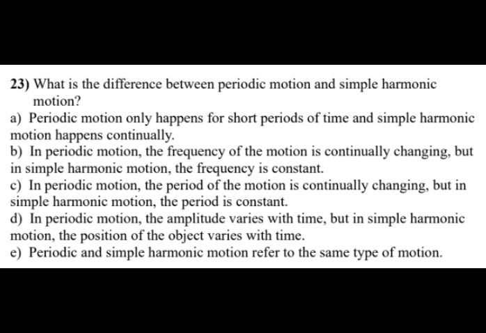 23) What is the difference between periodic | StudyX