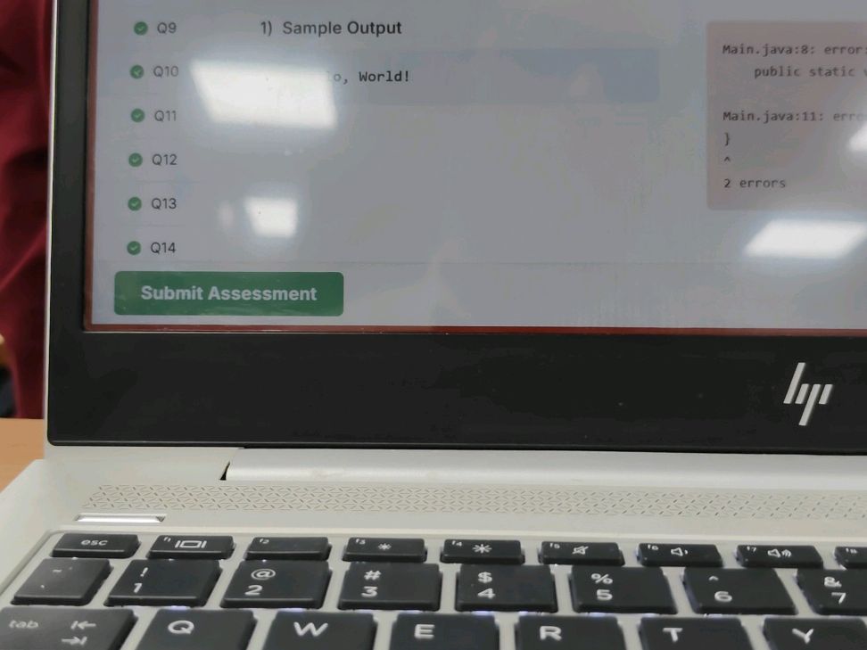 1) Sample Output o, World! Main.java:8: | StudyX