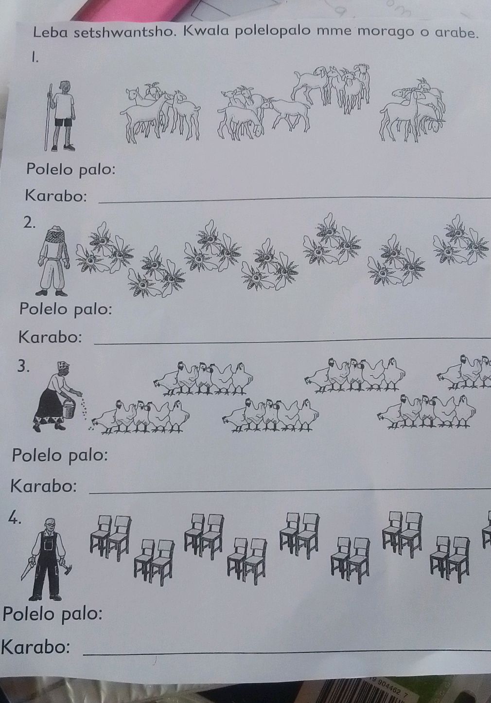 Leba setshwantsho. Kwala polelopalo mme | StudyX
