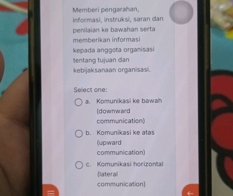 Memberi pengarahan, informasi, instruksi, | StudyX