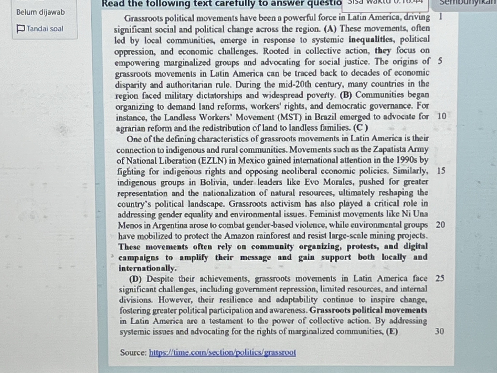 Read the following text carefully to answer | StudyX