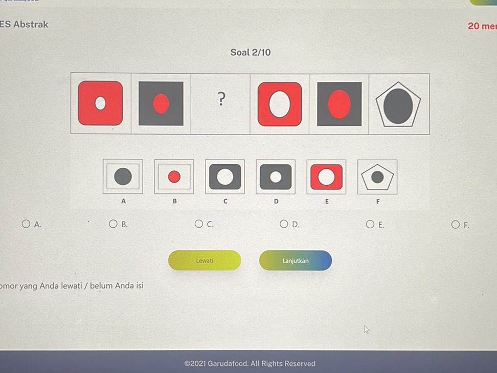What is the missing figure in the sequence? | StudyX
