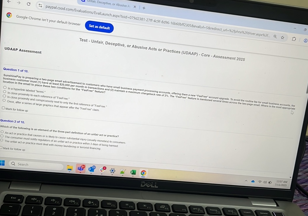 Question 1 of 10. SunshinePay is preparing | StudyX