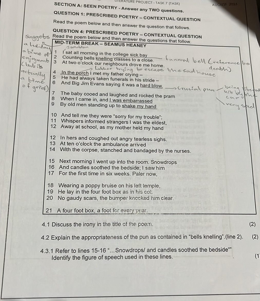 4.1 Discuss the irony in the title of the