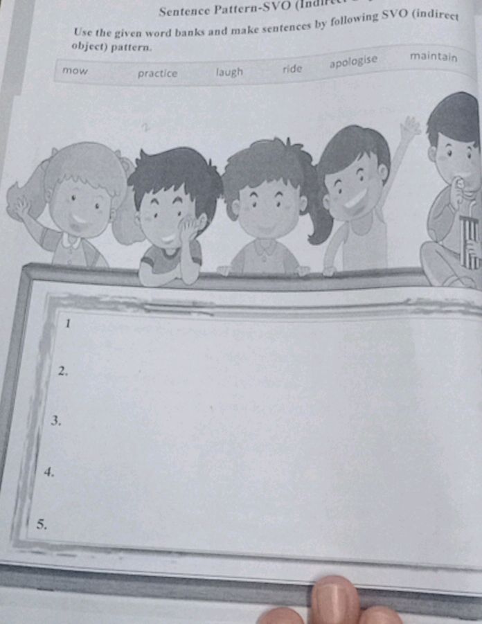 Use the given word banks and make sentences | StudyX