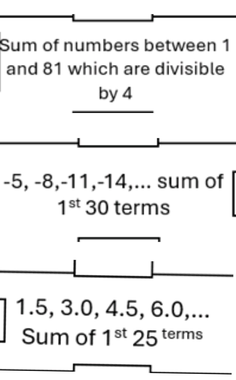 Sum of numbers between 1 and 81 which are | StudyX