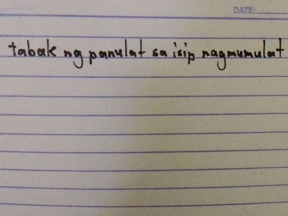 Ano ang kahulugan ng 'tabak ng panulat sa | StudyX