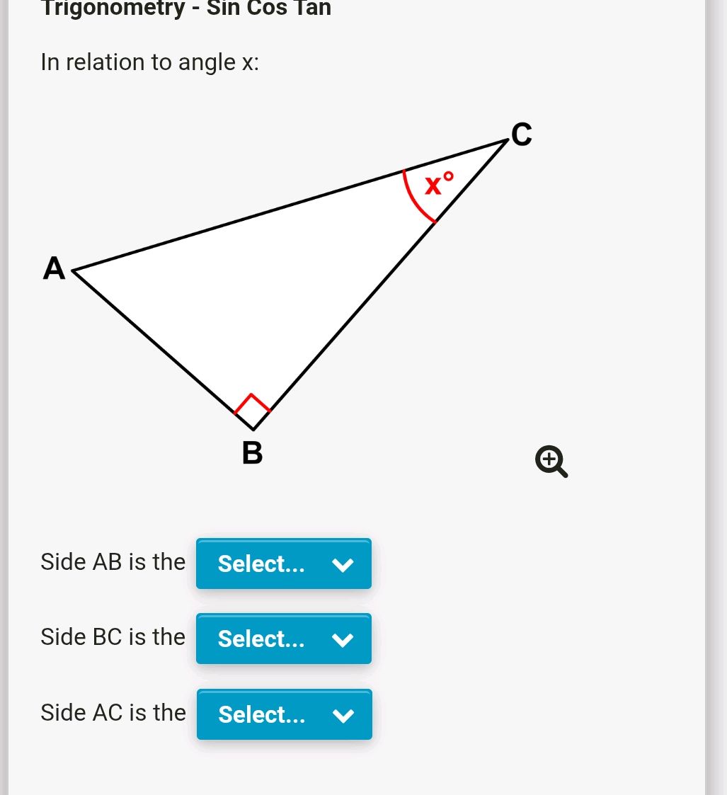 Trigonometry - Sin Cos Tan In relation to | StudyX