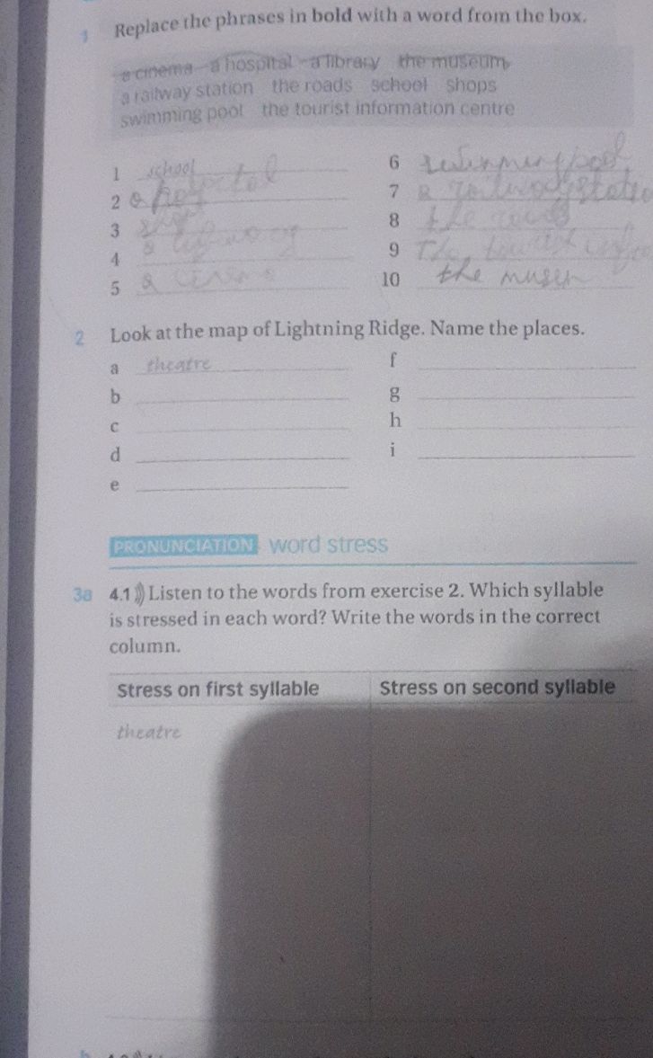 1 Replace the phrases in bold with a word | StudyX