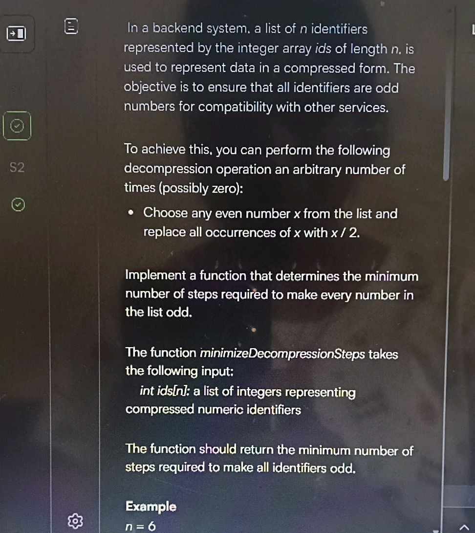 In a backend system, a list of $n$ | StudyX