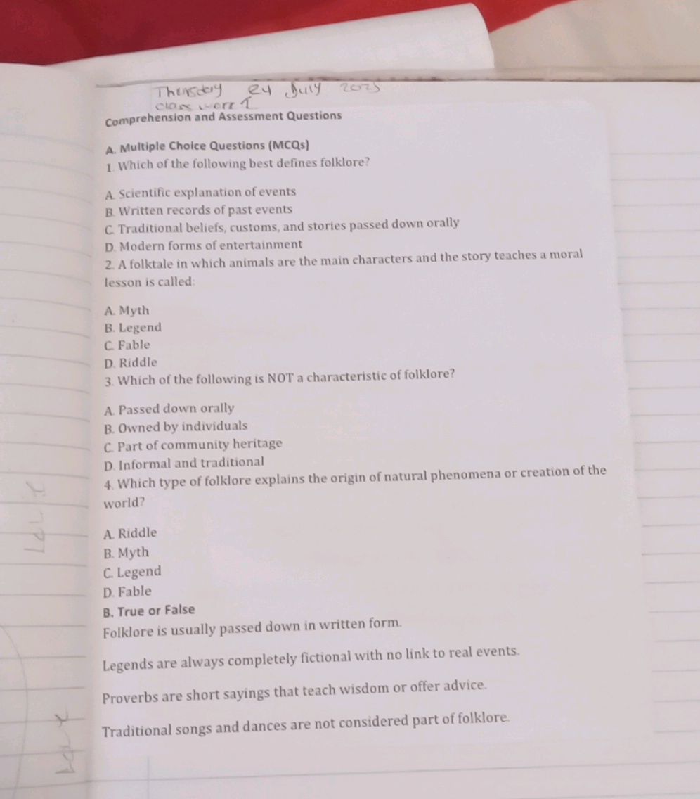 A. Multiple Choice Questions (MCQs) 1. Which | StudyX