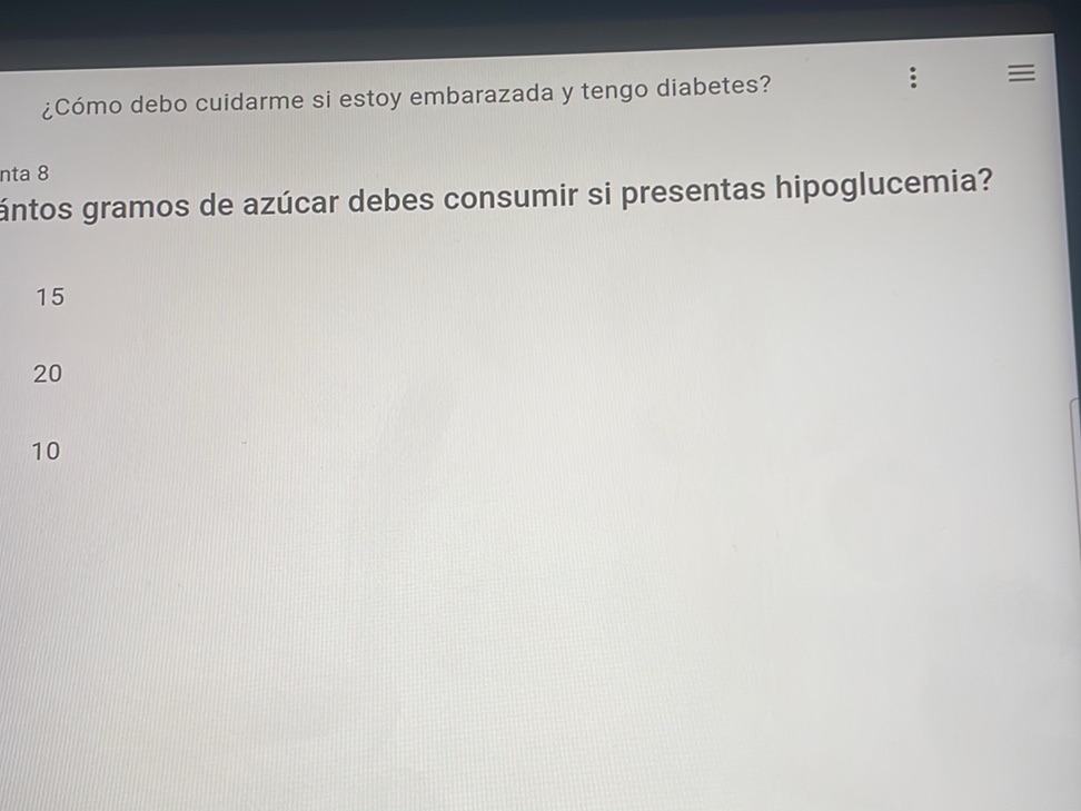 ¿Cuántos gramos de azúcar debes consumir si
