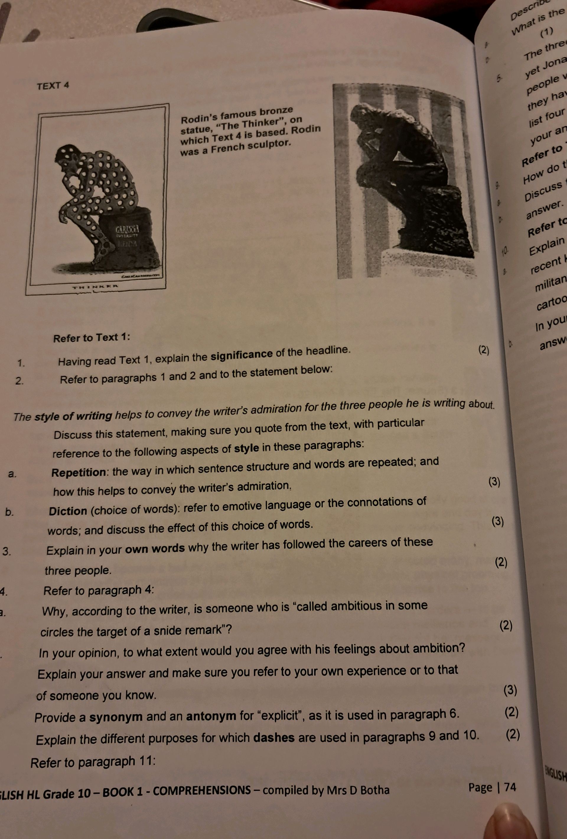 Refer to Text 1: 1. Having read Text 1, | StudyX