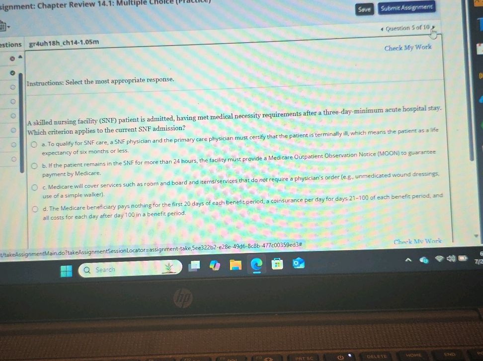 Save Submic Assignment Question 5 of 10 | StudyX