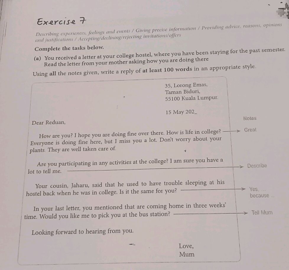 Complete the tasks below. (a) You received | StudyX