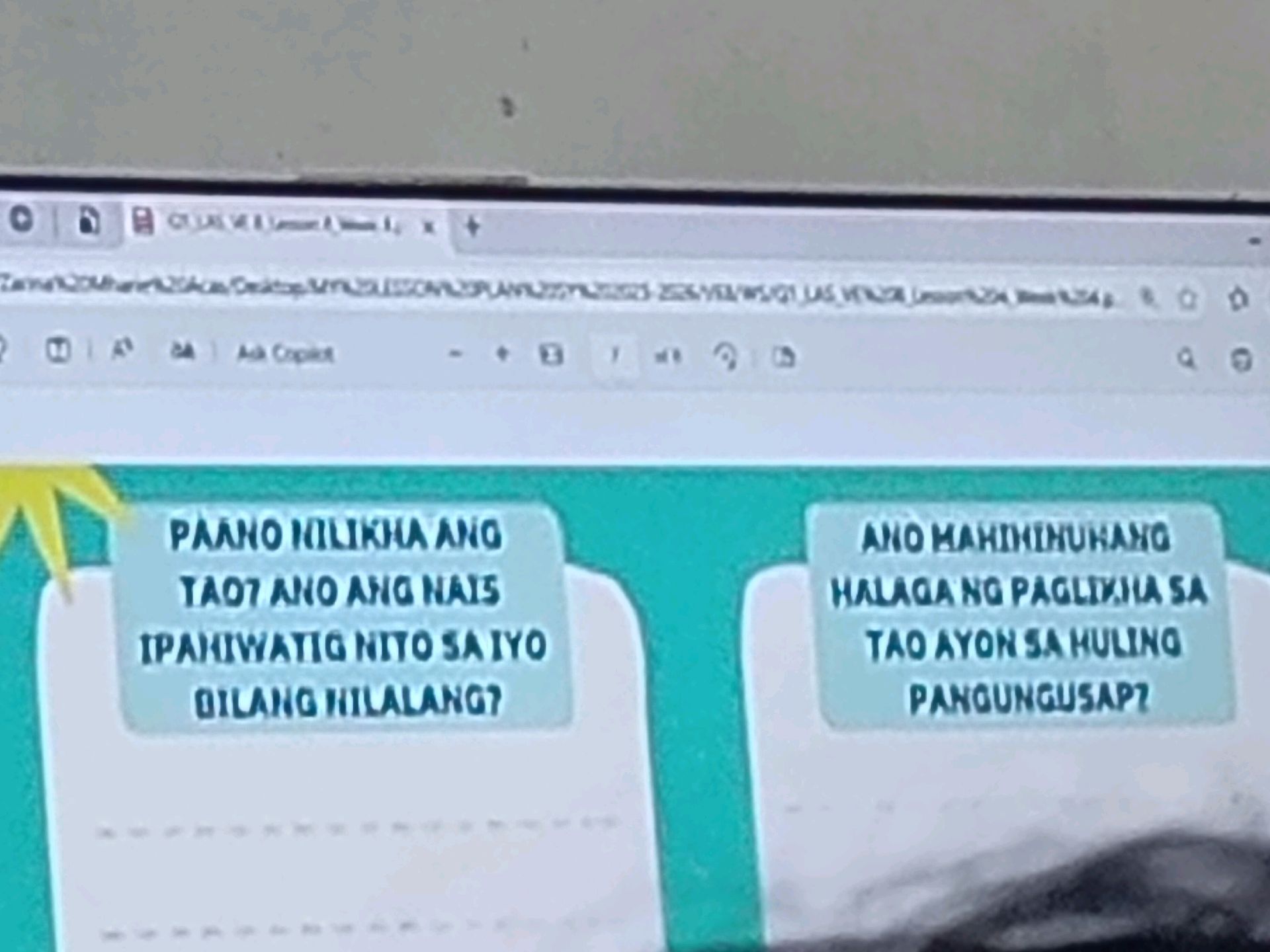 PAANO NILIKHA ANG TA07 ANO ANG NAIS | StudyX