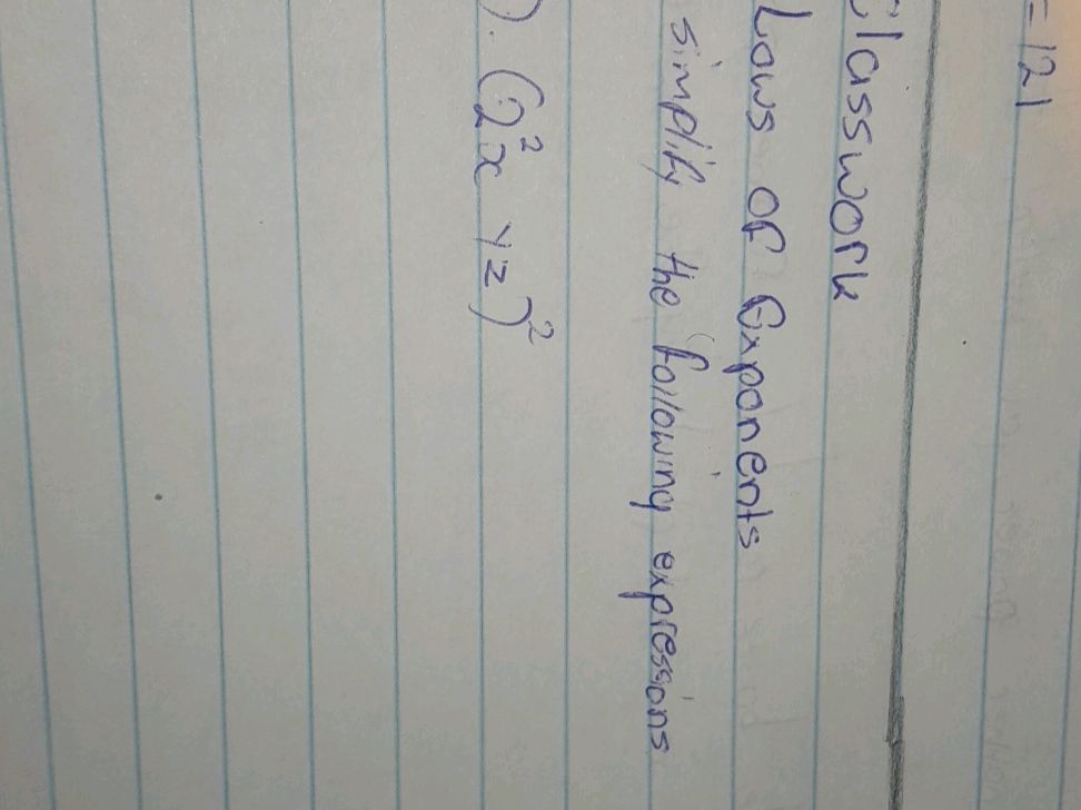 Simplify the following expressions $ | StudyX