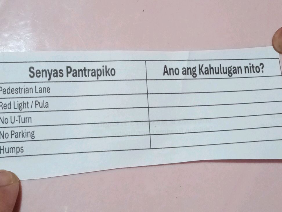 Senyas Pantrapiko Ano ang Kahulugan nito? | StudyX