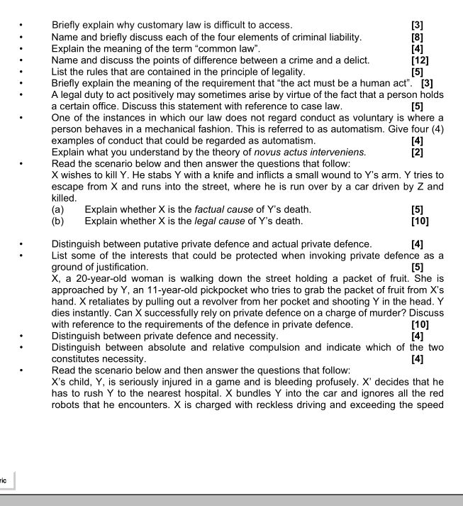 Briefly explain why customary law is