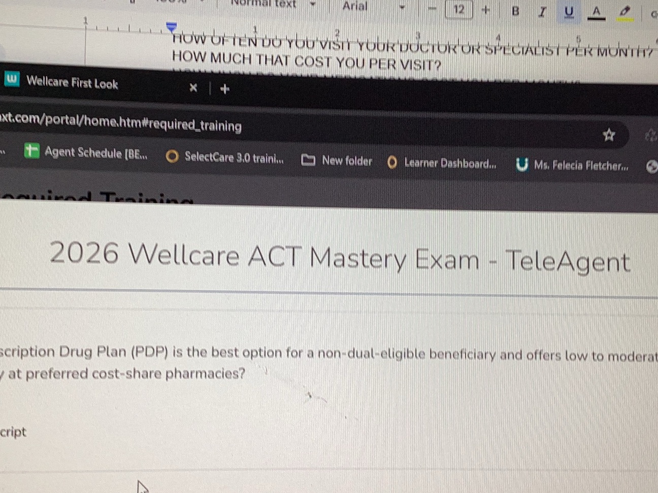 2026 Wellcare ACT Mastery Exam - TeleAgent | StudyX