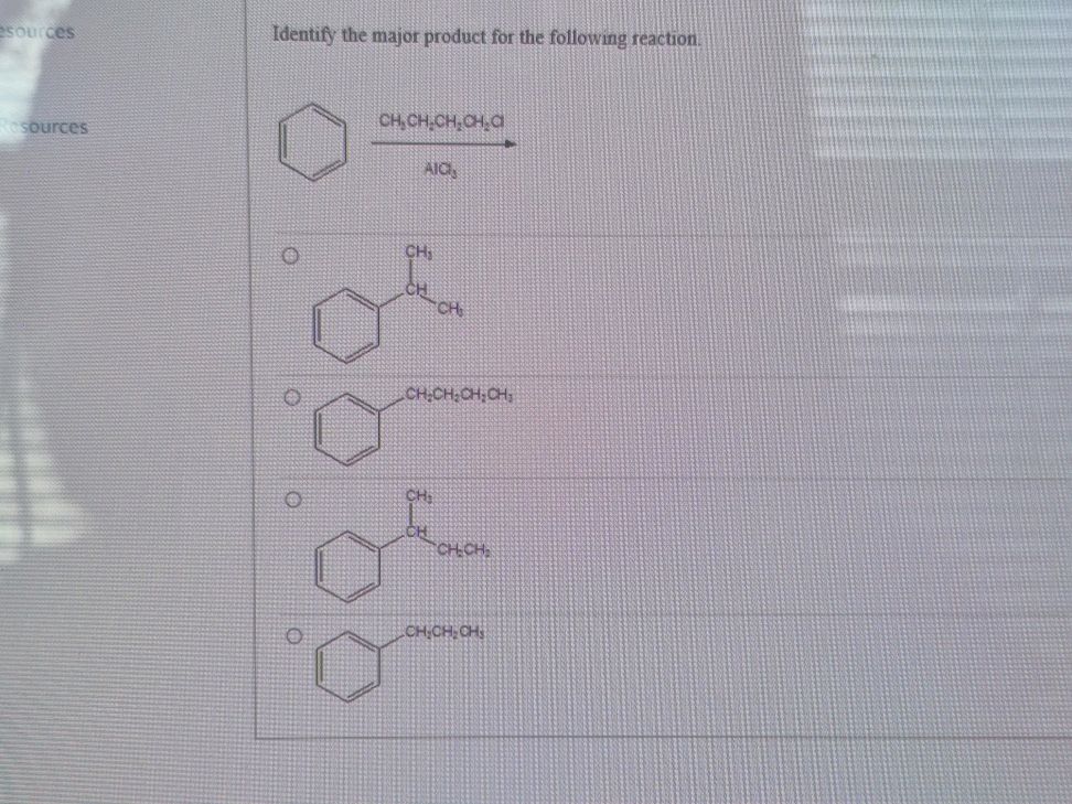 Identify the major product for the following | StudyX
