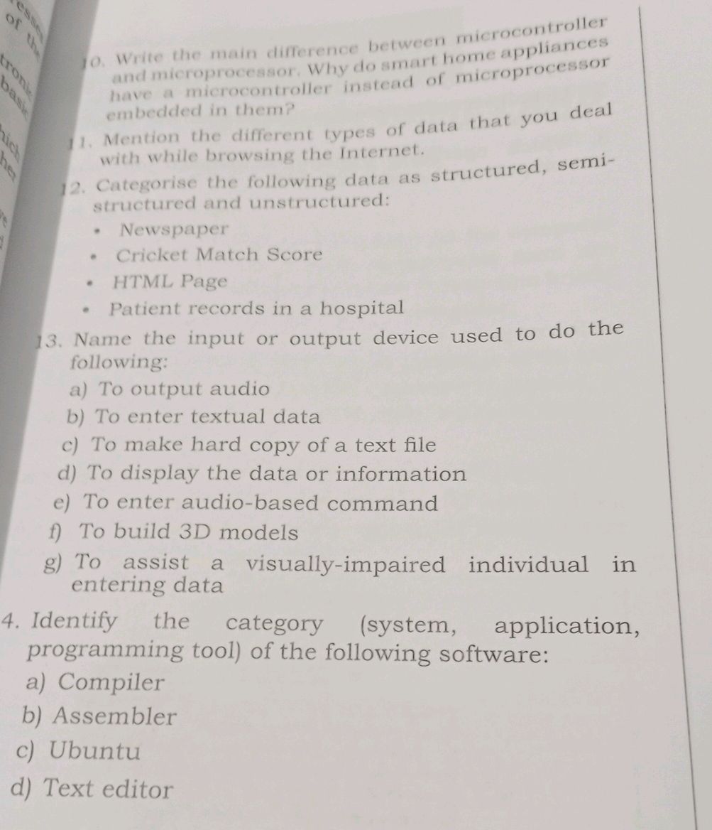 10. Write the main difference between | StudyX
