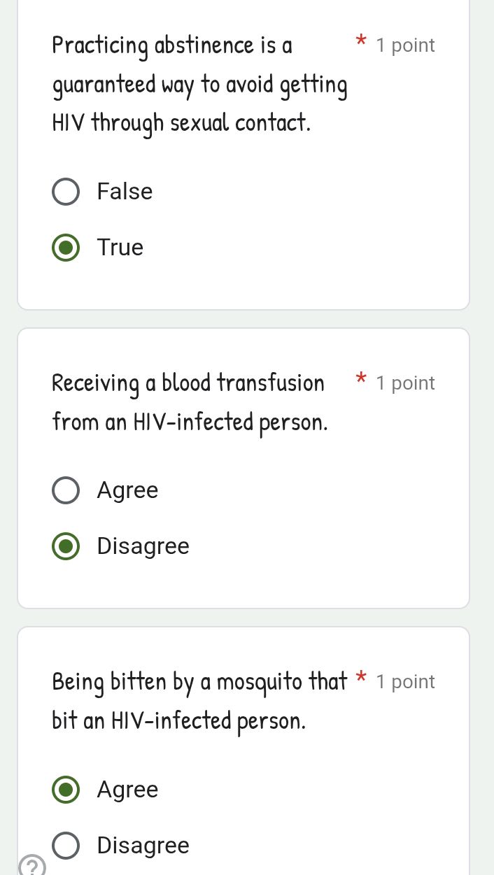 Practicing abstinence is a guaranteed way to