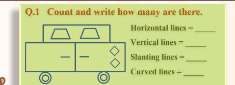 Q.1 Count and write how many are there. | StudyX