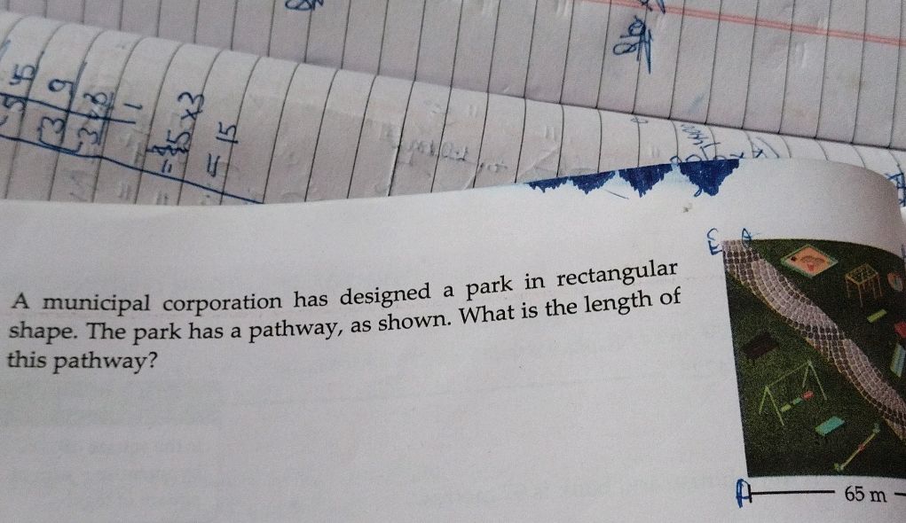 A municipal corporation has designed a park