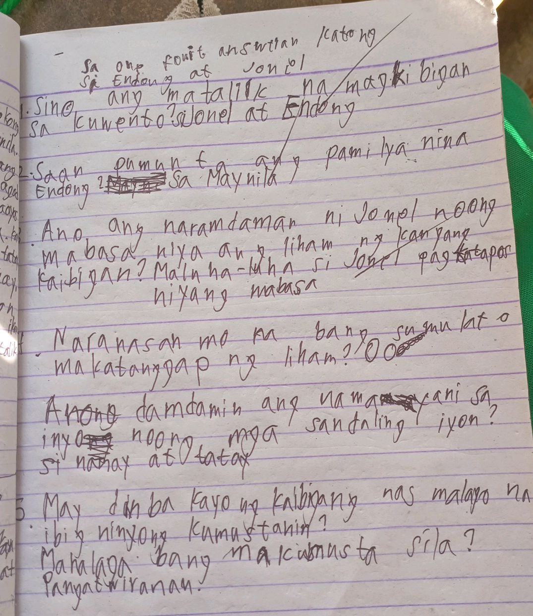 Sino ang matalik na magkibigan sa kuwento?