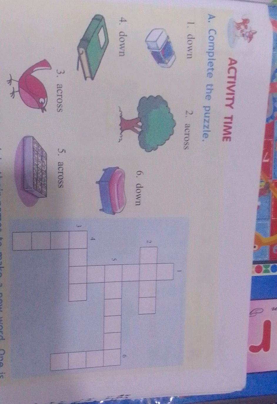 A. Complete the puzzle. 1. down 2. across | StudyX