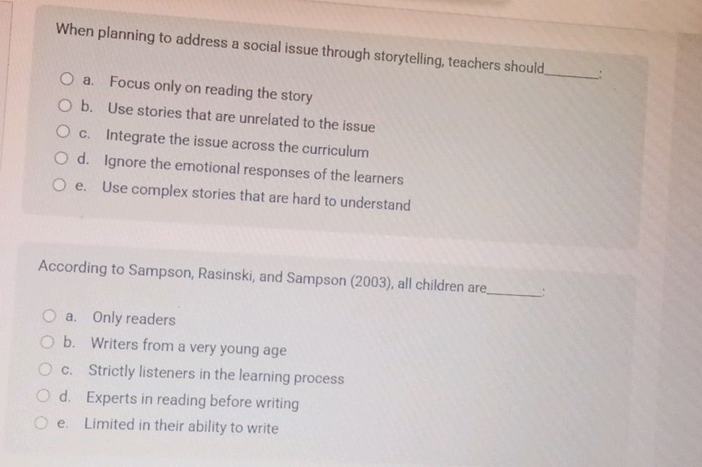 When planning to address a social issue | StudyX