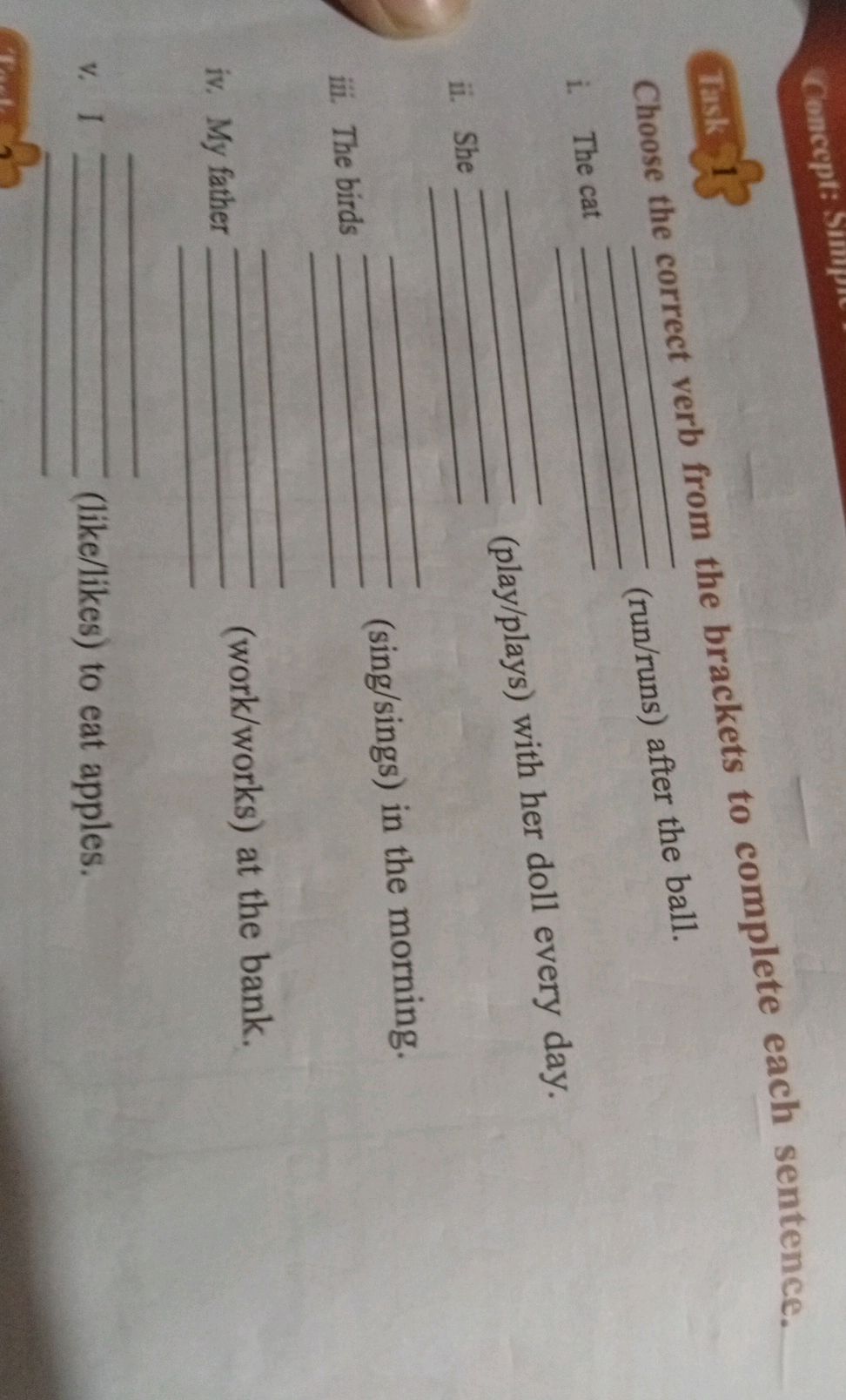 Choose the correct verb from the brackets to | StudyX