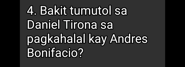 Bakit tumutol sa Daniel Tirona sa pagkahalal