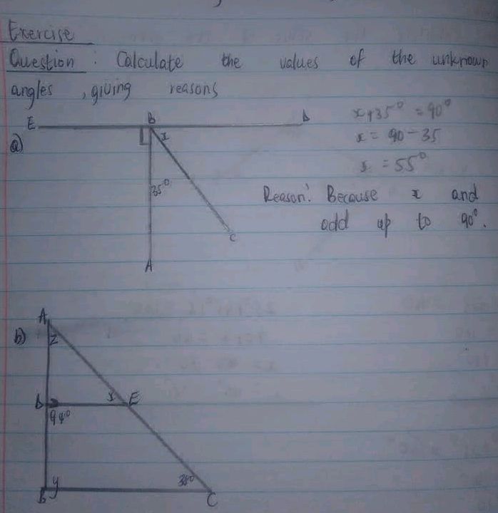 Exercise Question: Calculate the values of | StudyX